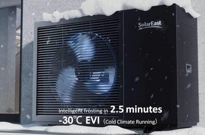 TFT screen Heating And Cooling Heat Pump R290 Intellingent Frosting ...